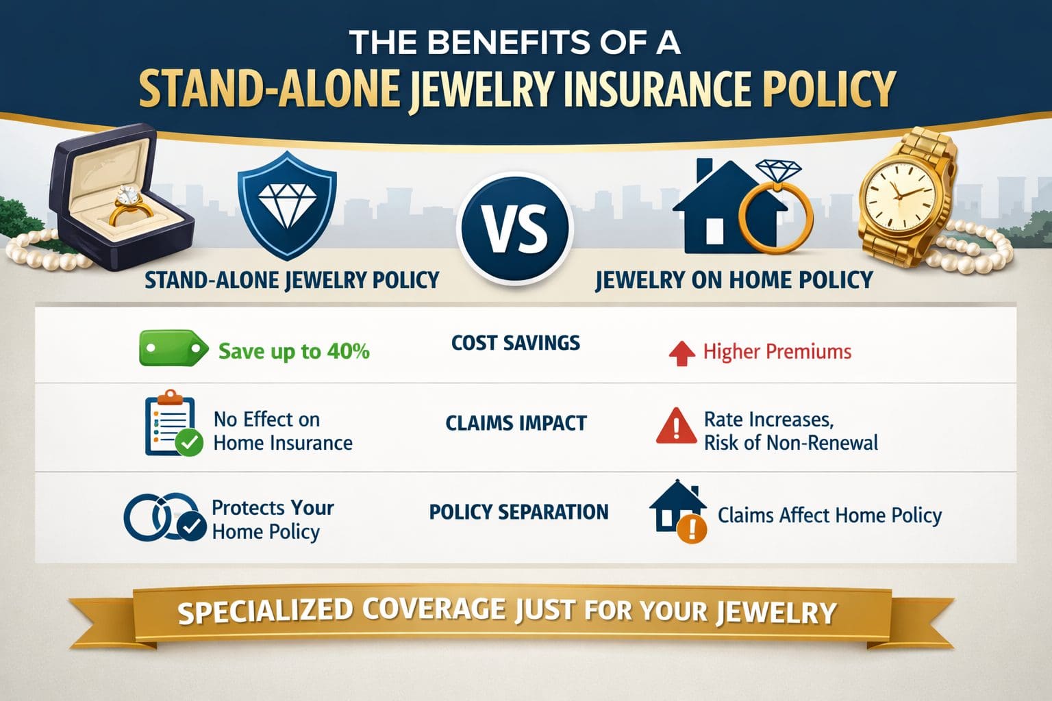 Stand-Alone Jewelry Coverage - Johnson and Rohan Insurance